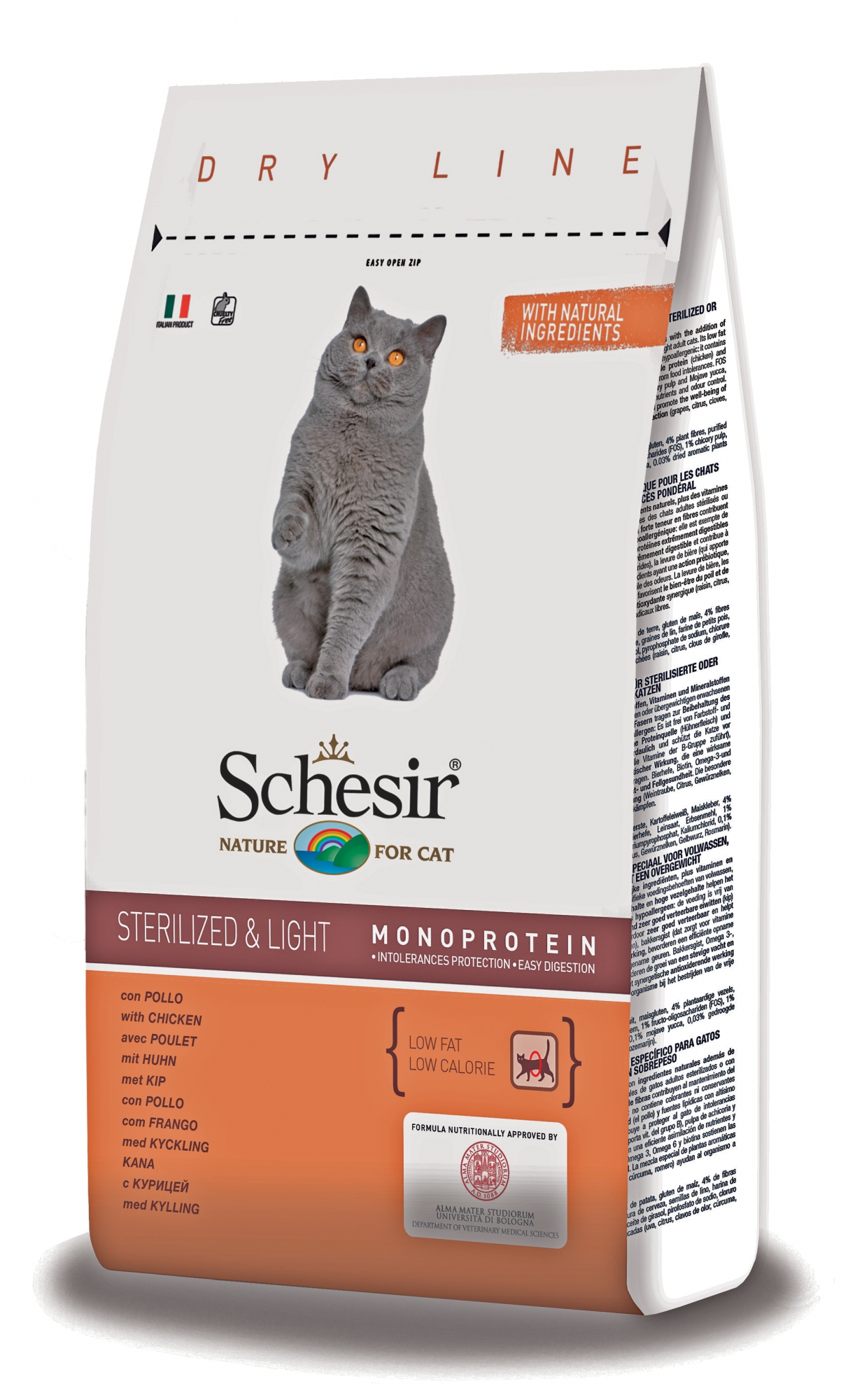 Schesir - Gatto Sterilized and Light al Pollo da 10 kg | Moby Dick