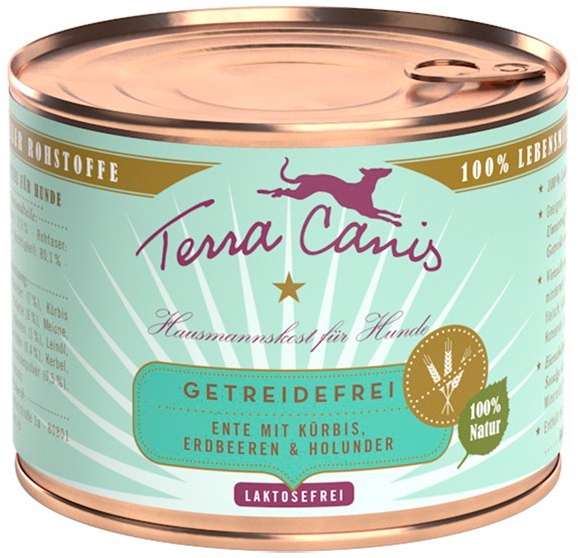 Terra Canis - Grain Free all'Anatra con Zucca, Fragole e Sambuco da ...