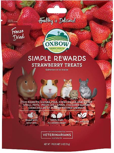 Oxbow - Simple Rewards Snack alla Fragola da 15g | Moby Dick
