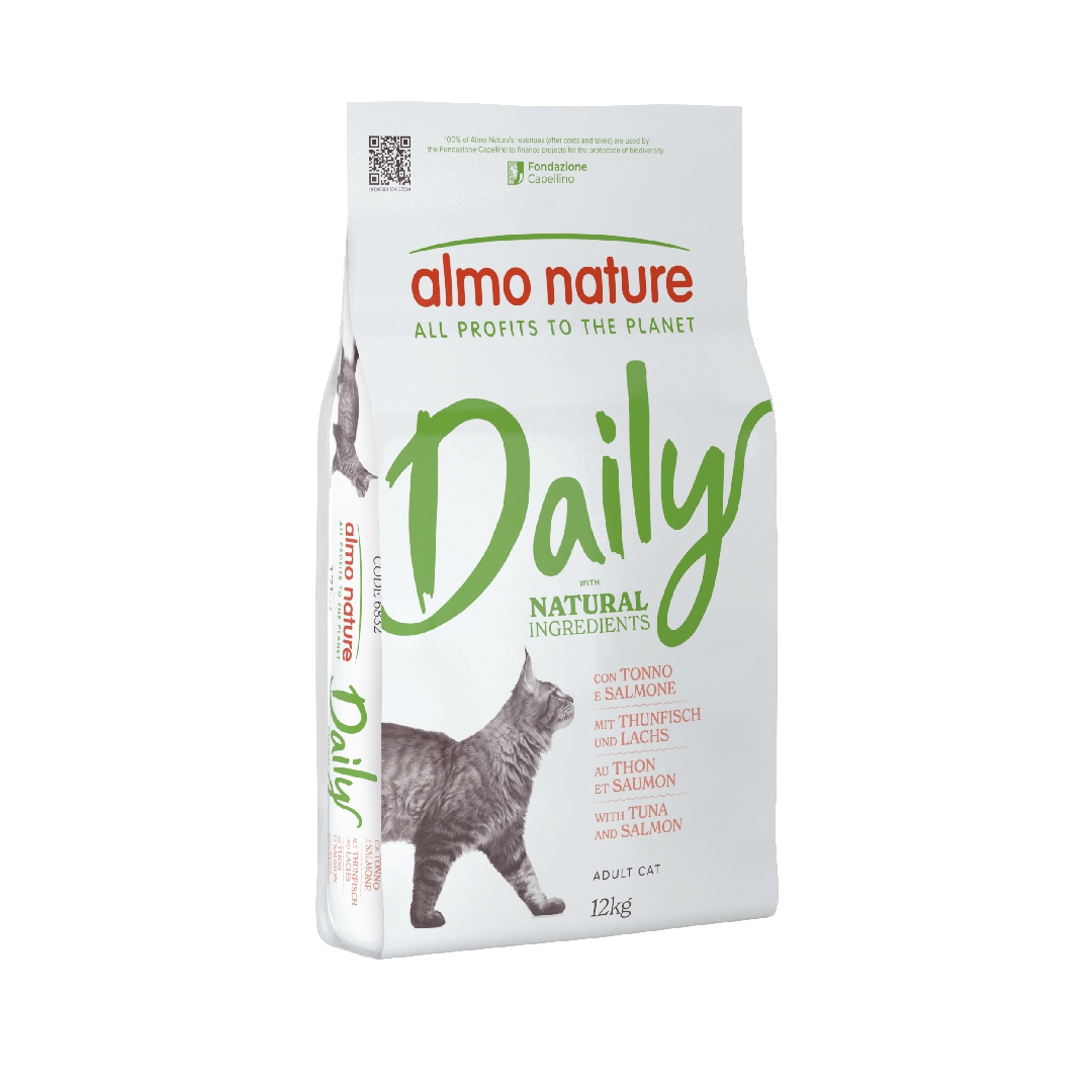 Almo Nature - Daily Cat Maintenance con Tonno e Salmone da 12 Kg | Moby ...